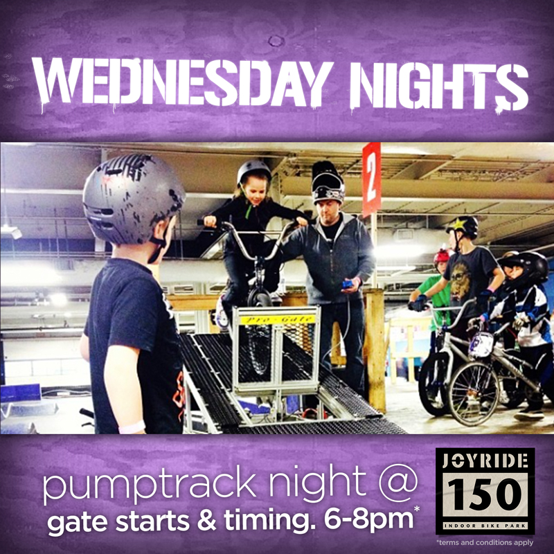 joyride150_weekly_specials_wed - Joyride 150 Indoor Bike Park
